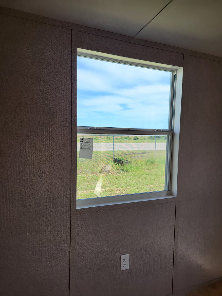 12 x 32 Lined Morgan Building in Almond Steel with Full Electrical ...